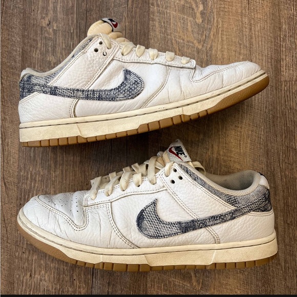 Nike | Shoes | Nike Dunk Low Washed Denim Americana | Poshmark